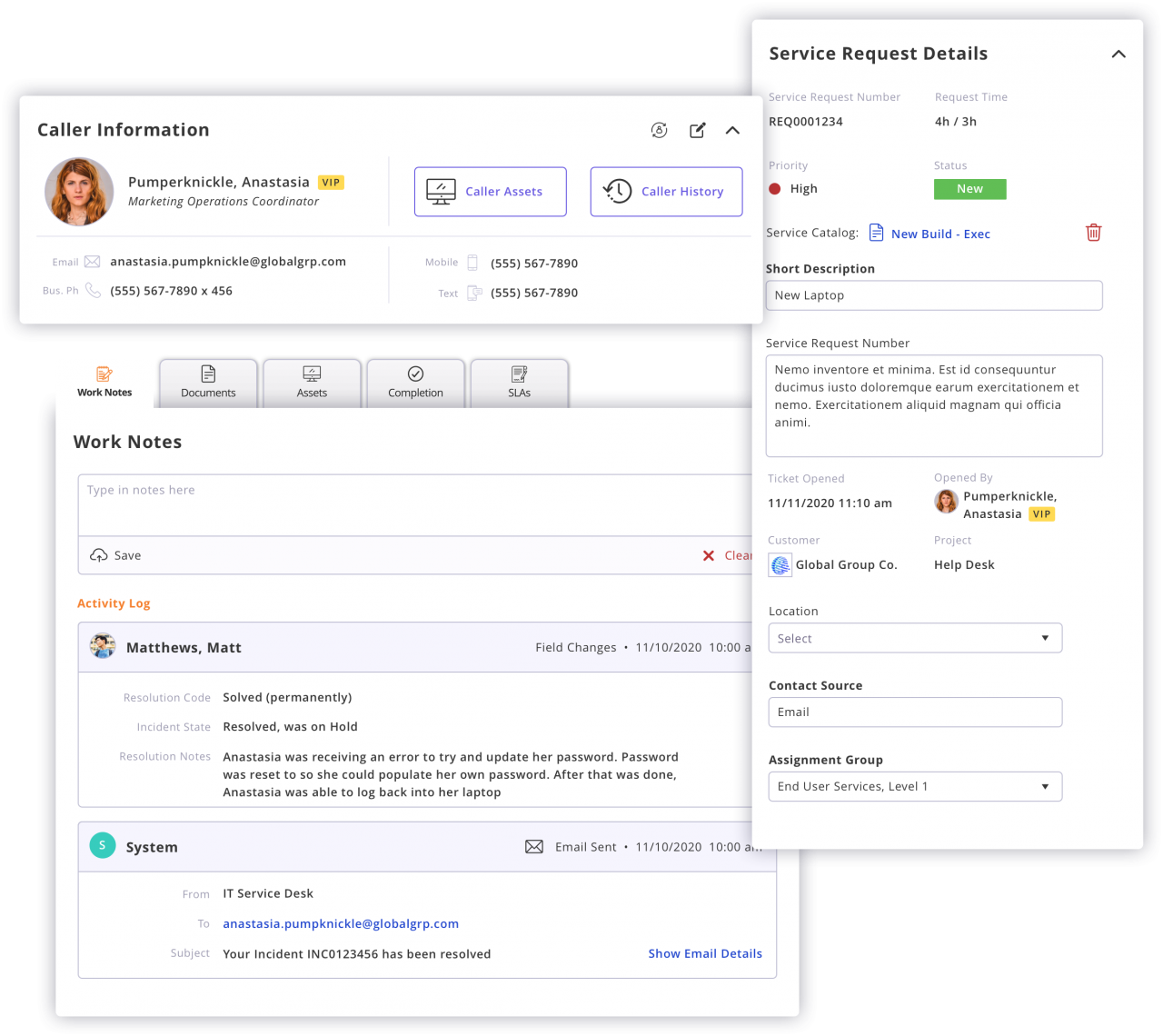 Service Management - Startly