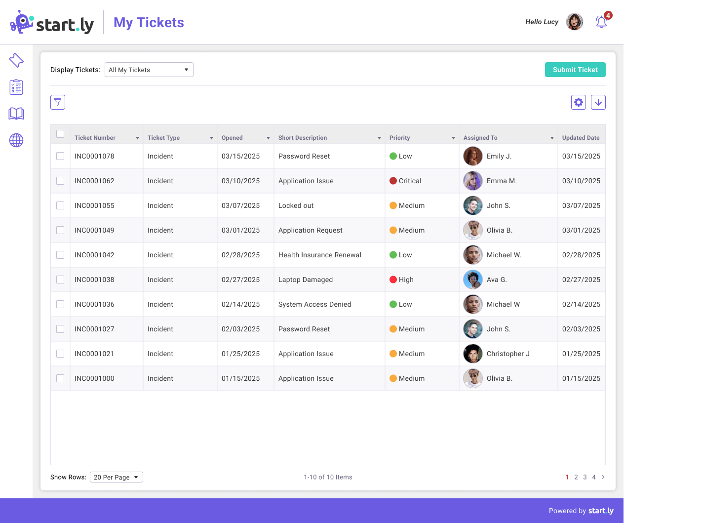 End User Portal Features » Startly Labs